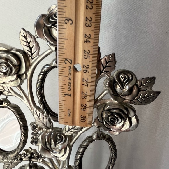 Godinger | Accents | Vintage Silver Plated Roses Family Pictures Tree ...